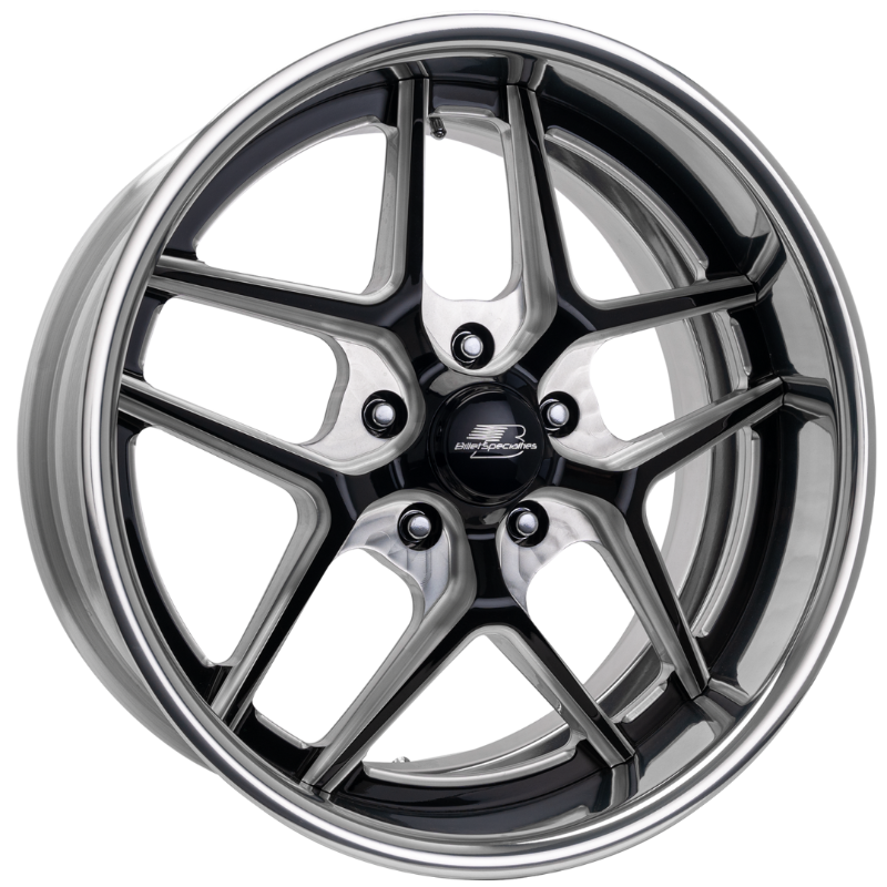Billet Specialties TEC 5 Contrast Cut Black – Street Tech Wheels